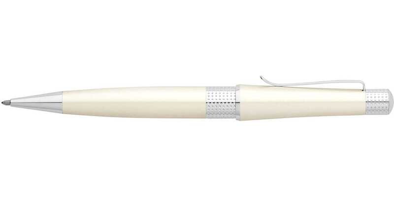 Cross Beverly Pearlescent White Lacquer Ballpoint Pen