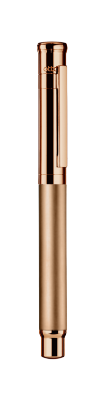 Design 04 Rollerball - Rose gold, Barrel rosegold plated matte, parts ...