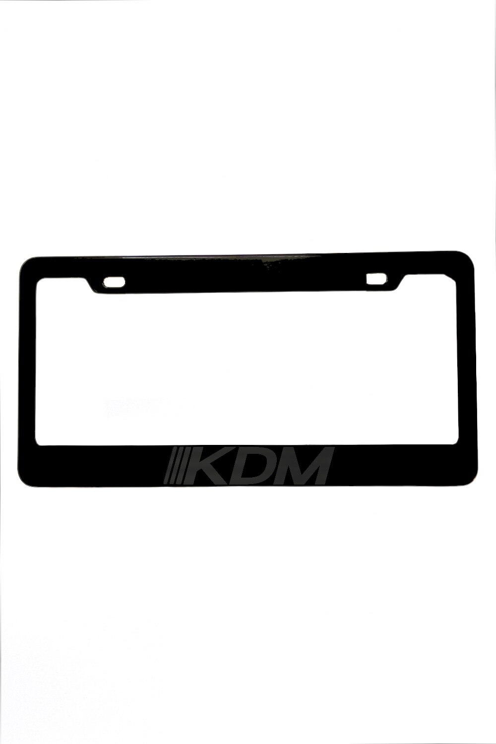 Custom Text Aftermarket Plate Frame JDM Style Black License Plate Frame ...