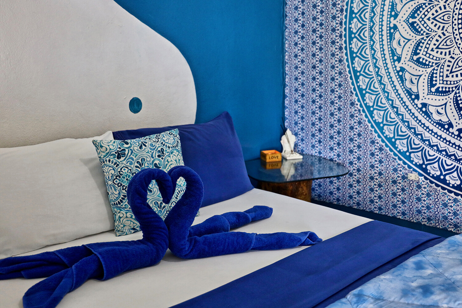 Blue Moroccan Bedding