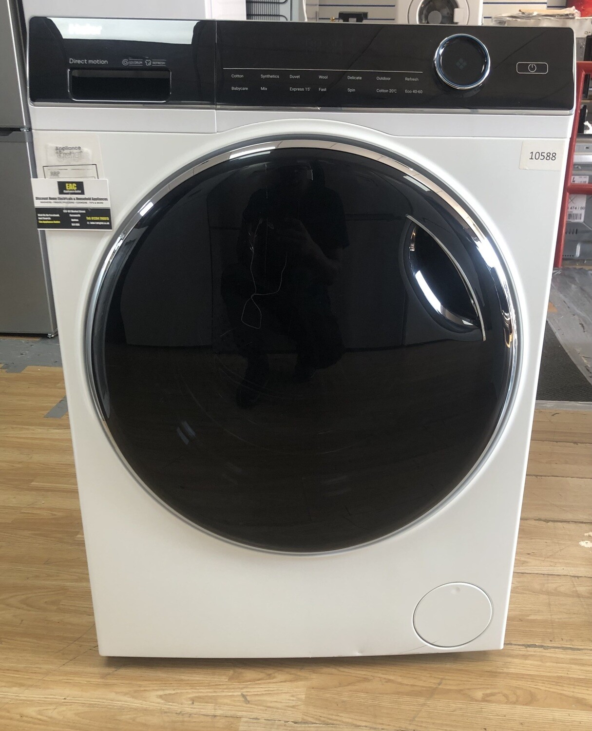 HAIER I-Pro Series 7 HW120-B14979 12 kg 1400 Spin Washing Machine - White