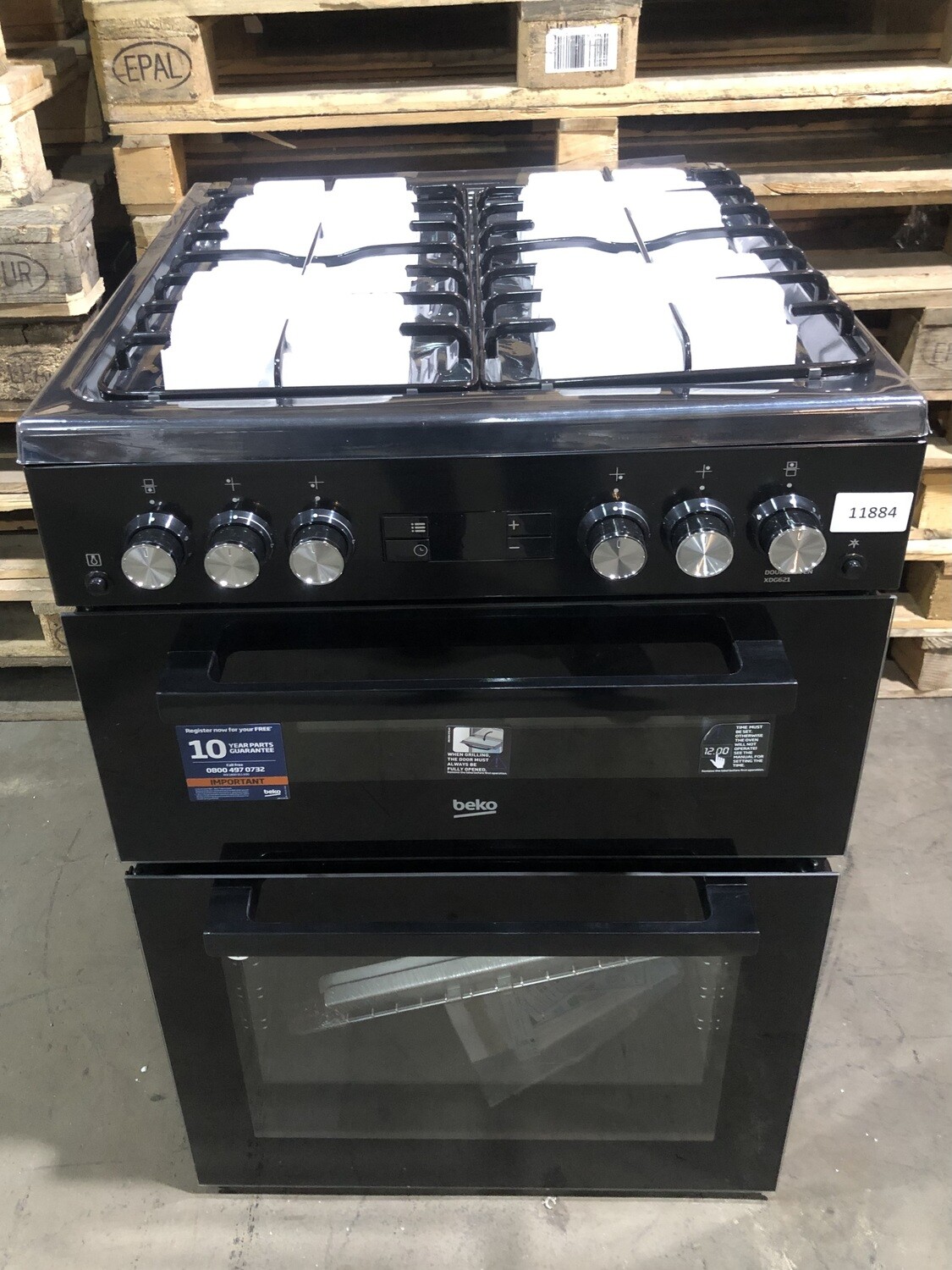 BEKO Pro XDG621K 60 cm Gas Cooker - Black