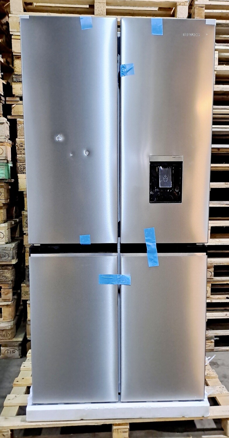 KENWOOD KSBS4DX22 American-Style Fridge Freezer Non-Plumbed - Inox