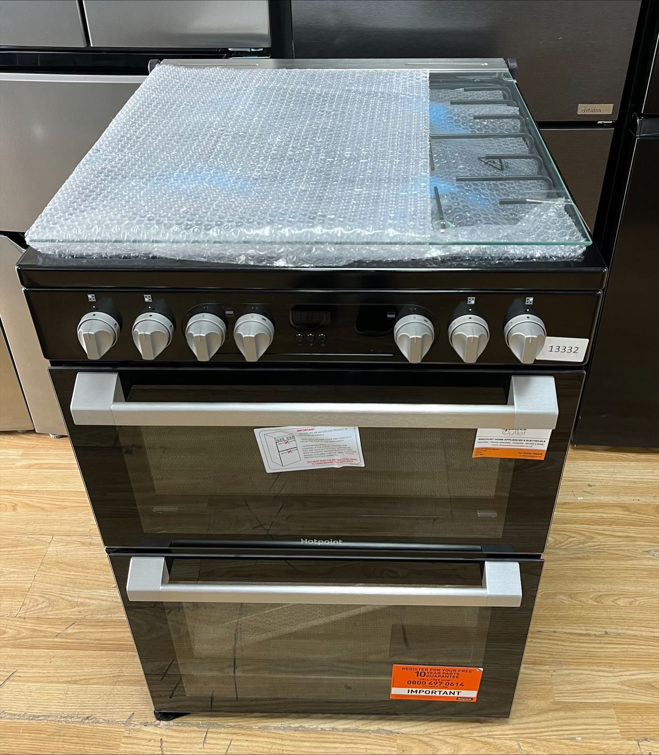 HOTPOINT 60 CM Freestanding Dual Fuel Cooker
