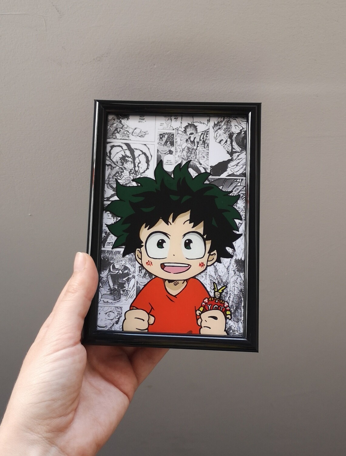 Painting Little Deku painting on Acrylic Glass Acrylic Art ...