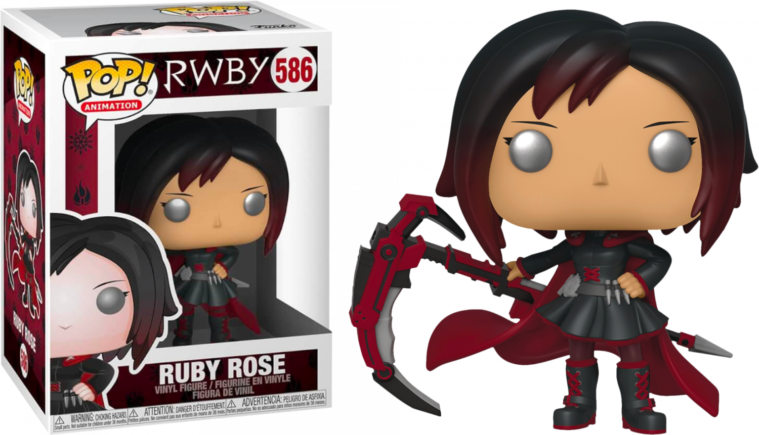 PRE-ORDER RWBY - Ruby Rose Pop! Vinyl Figure