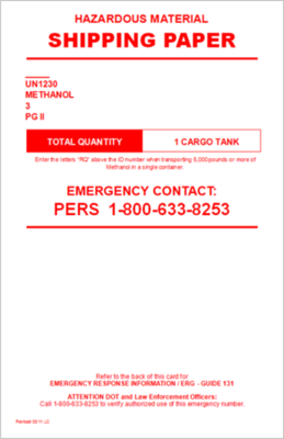 3. Reusable Shipping Papers