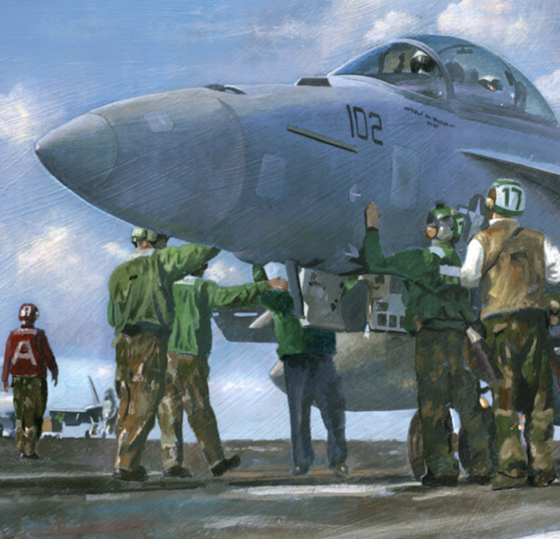 Military Original Paintings & Drawings