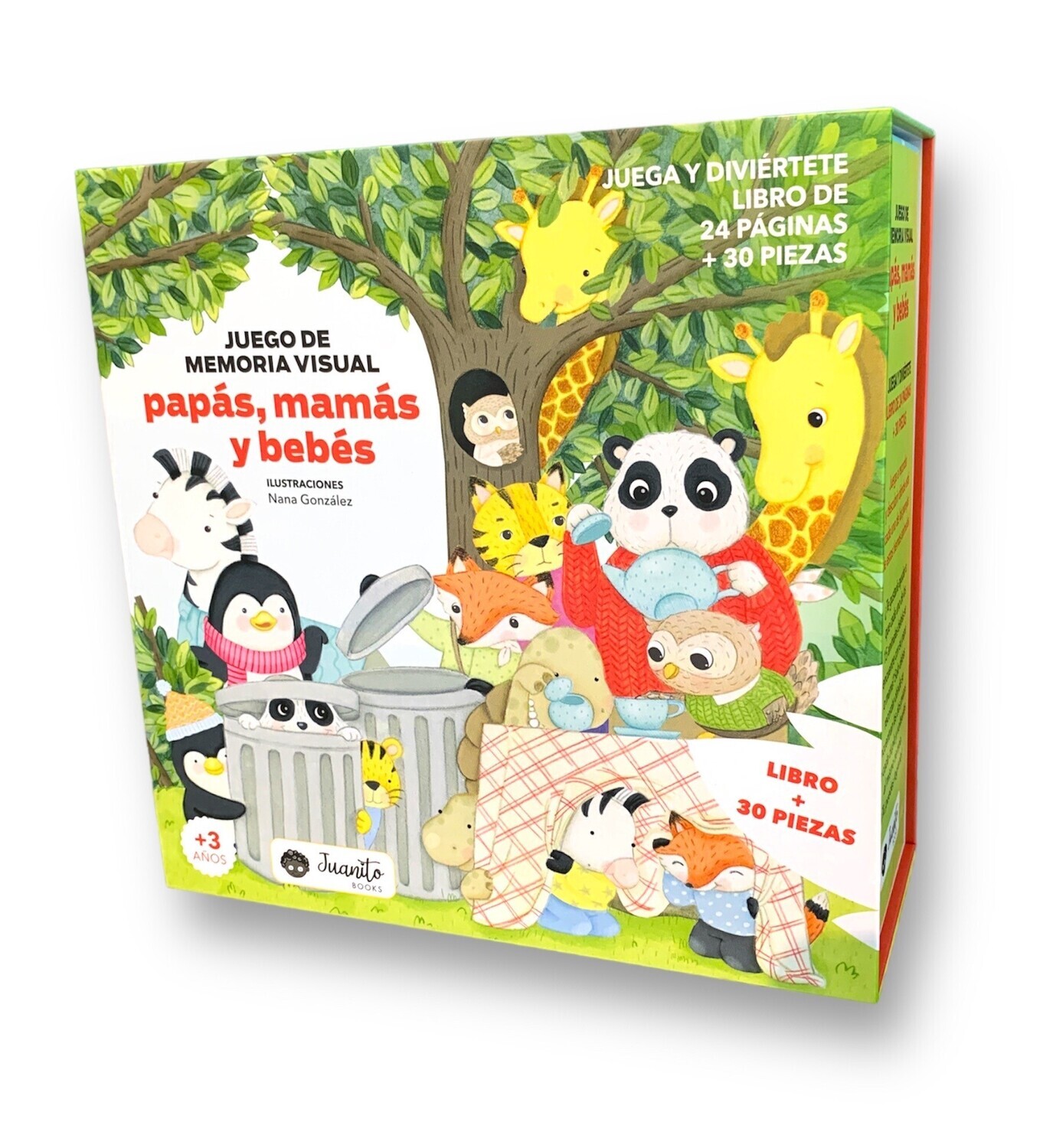 JUEGO DE MEMORIA VISUAL PAPAS MAMAS Y BEBES