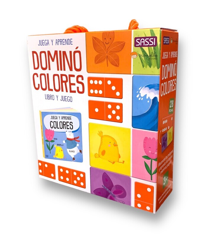 DOMINO COLORES + LIBRO JUEGA Y APRENDE