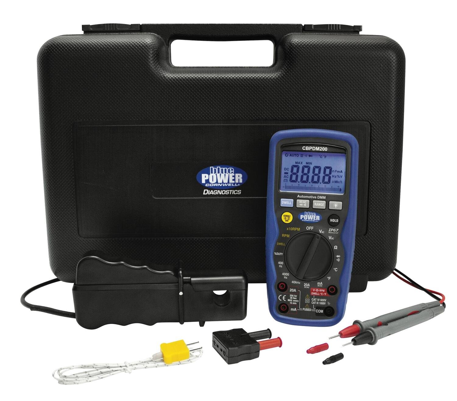 CBPDM200 - Automotive Digital Multimeter Kit with Rapid AutoRange