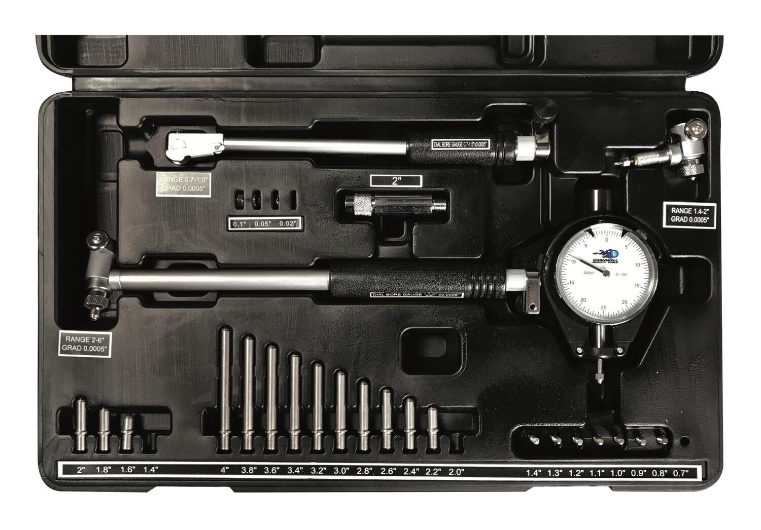 PIC346868CW - Extended Range Cylinder Bore Gauge Set