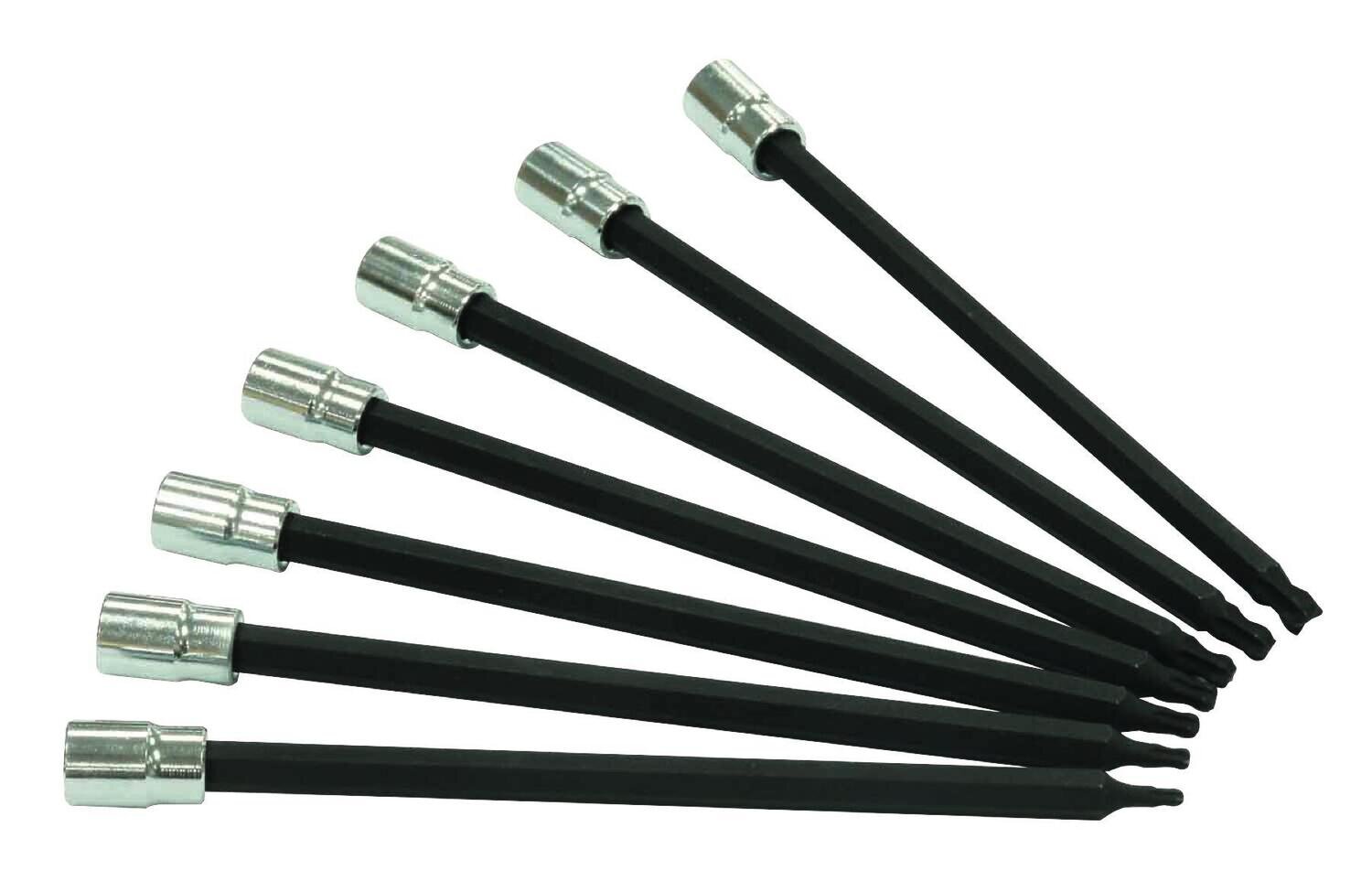 VMBTXL400 - 7 Piece 1/4" Drive XL Ball Torx® Set