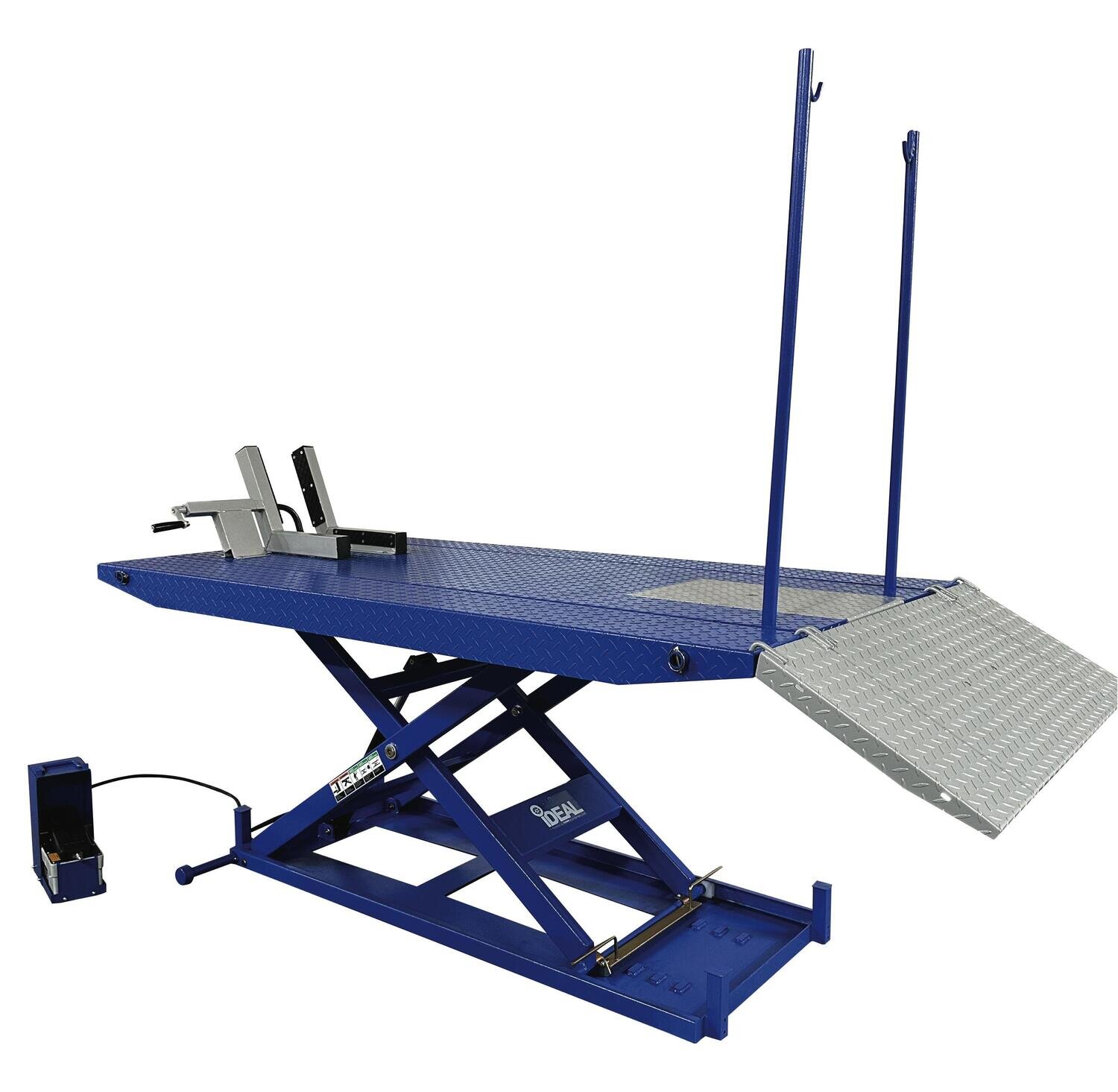 TUXM1500CHR - (DSO) 1,500 lb. Motorcycle Lift w/ Drop Out Panel ...