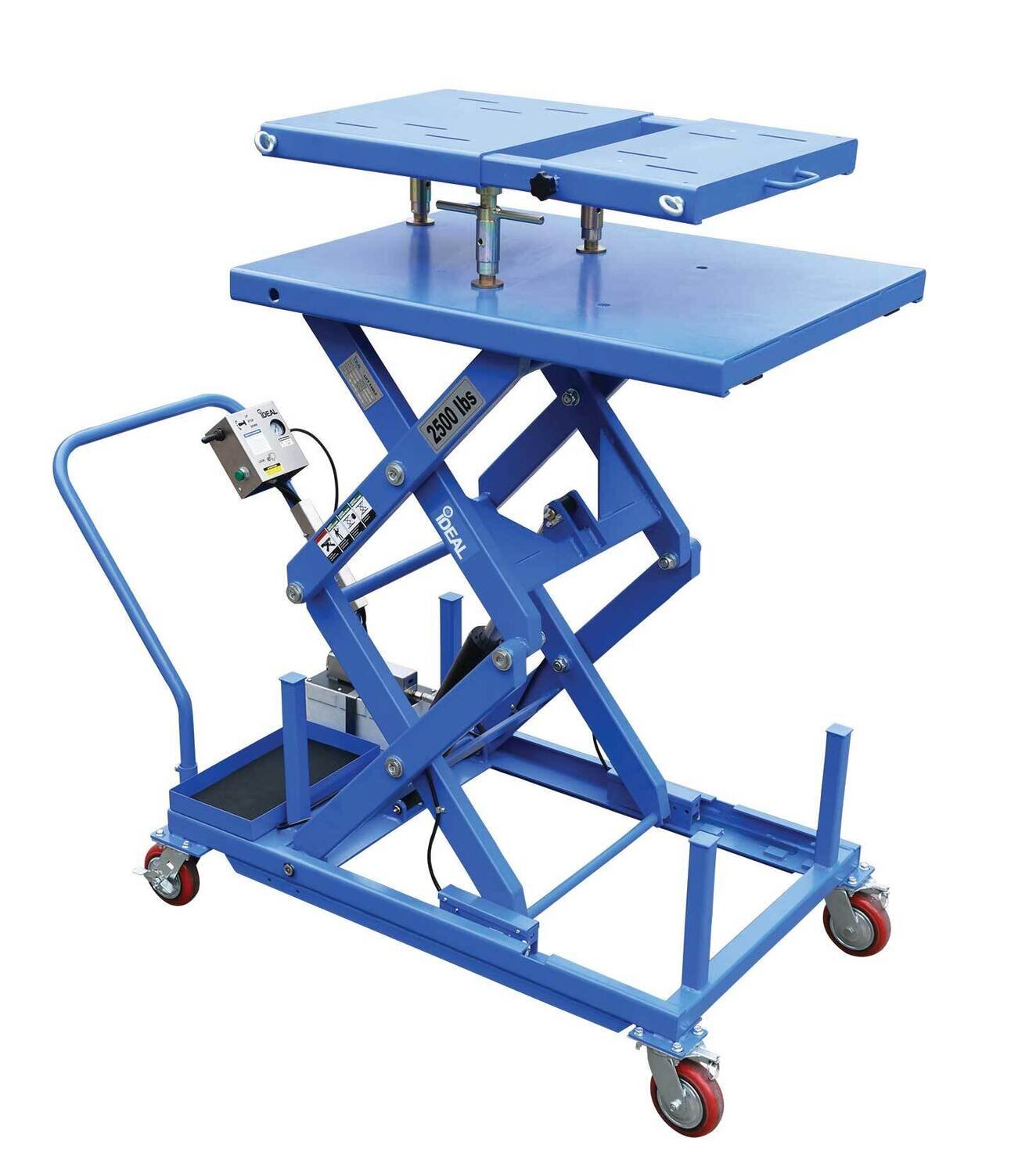 TUXLTPT2500AHX - (DSO) 2,500 lbs. Powertrain Lift Table, Air / Hydraulic