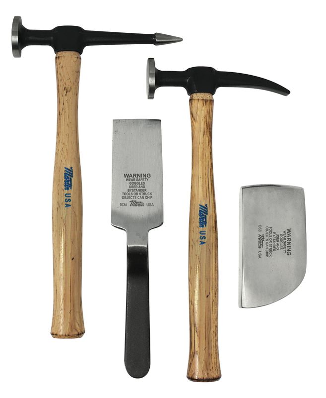 FA644K - 4 Piece Body Tool Set, Wood Handles