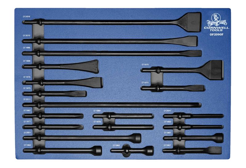 OF2090F - 20 Piece Assorted Air Hammer Bit Set