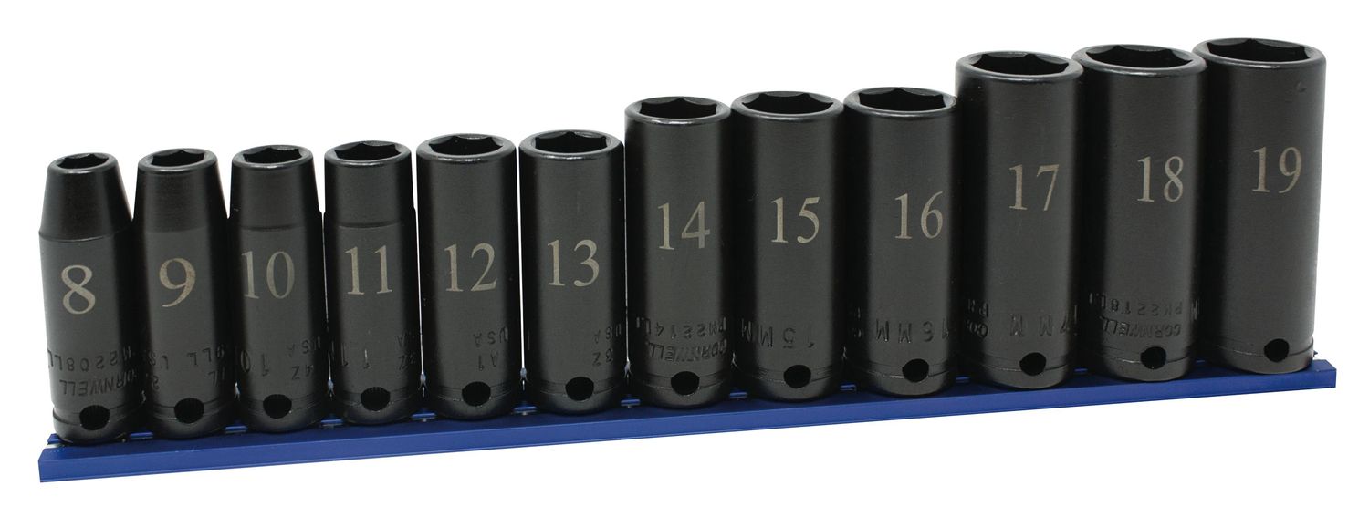 STI2212LLMSP - 12 Piece 3/8” Drive Metric Extra Deep Power Socket Set ...