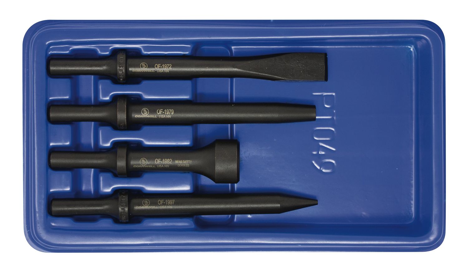 ZZ4HPS - 4 Piece Assorted Air Hammer Bit Set