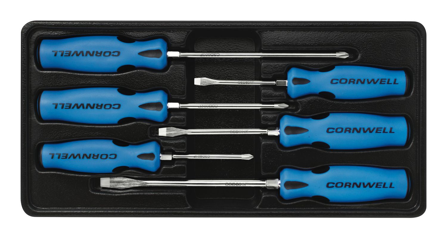 CSD86S - 6 Piece Screwdriver Set, Blue