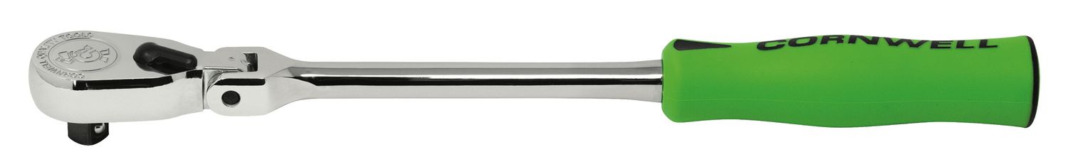 JRZF12LG - 3/8" Drive 13" Z-Series™ Flex-Head 120-Tooth Handled Ratchet ...