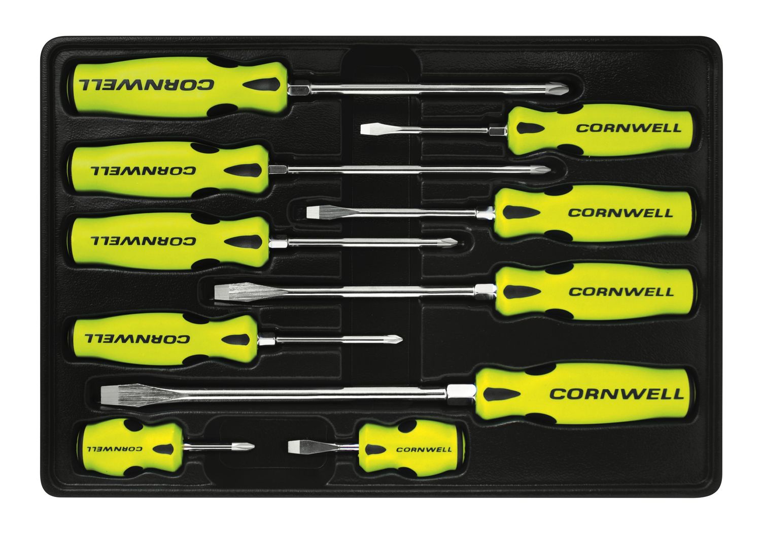 CSD810SY - 10 Piece Screwdriver Set, Yellow
