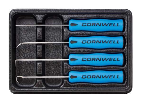 CTG84PPSB - 4 Piece Precision Hook & Pick Set, Blue