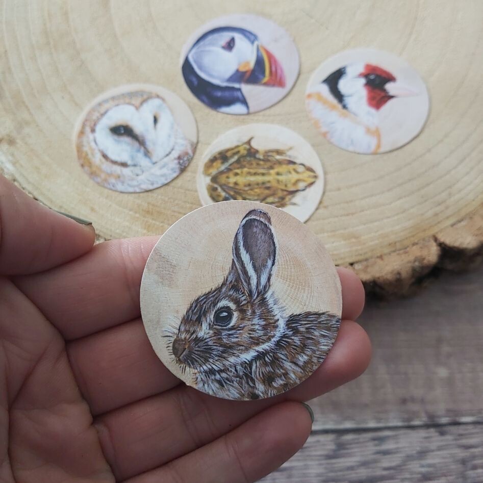 British wildlife sticker pack