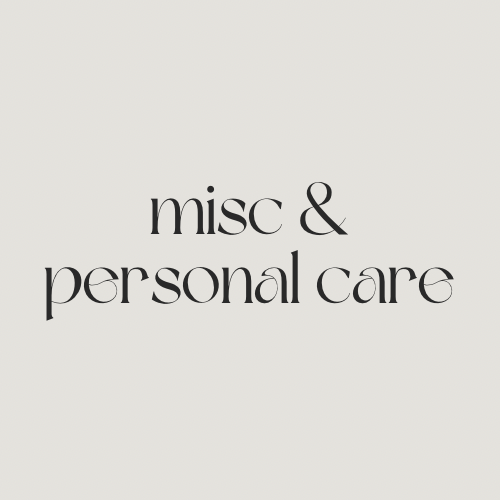 misc & personal care