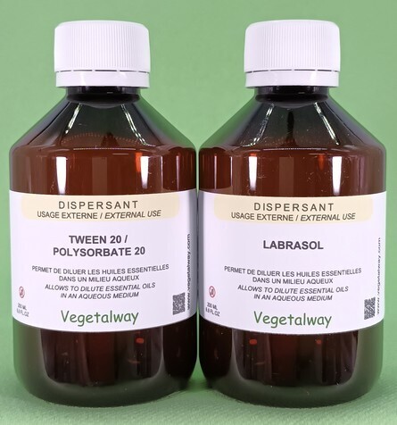 Dispersants pour HE - Tween20 - Labrasol