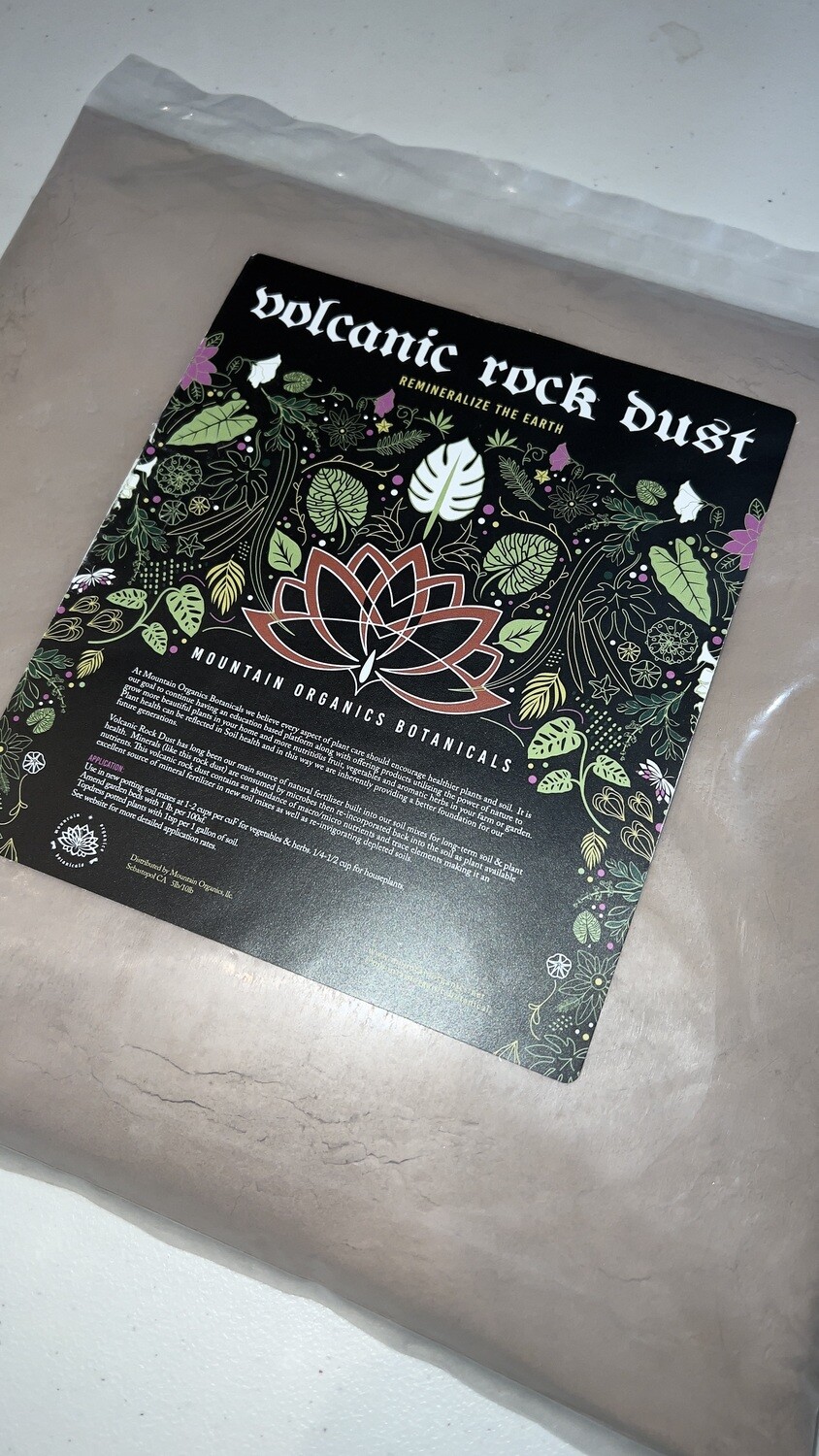 Volcanic Rock Dust - Mineral Fertilizer