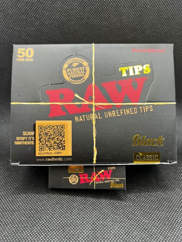 RAW TIPS NATURAL UNREFINED TIPS ORIGINAL 50/BOX