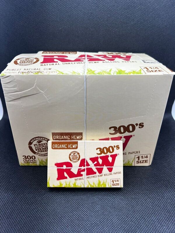 RAW ORGANIC 1/4 300'S 40 PACKS/BOX 300 LEAVES/PACK
