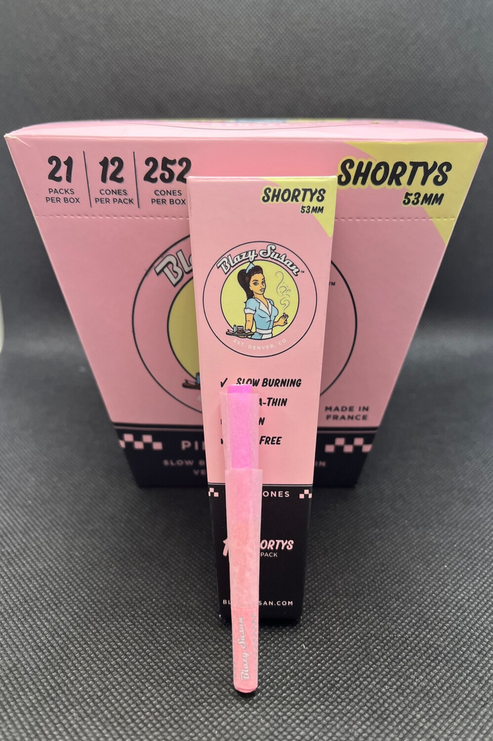 BLAZY SUSAN SHORTY CAJA CON 12 CONOS, 252 CONES/BOX