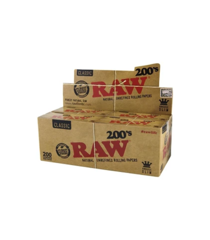 RAW CLASSIC KINGSIZE SLIM 200'S