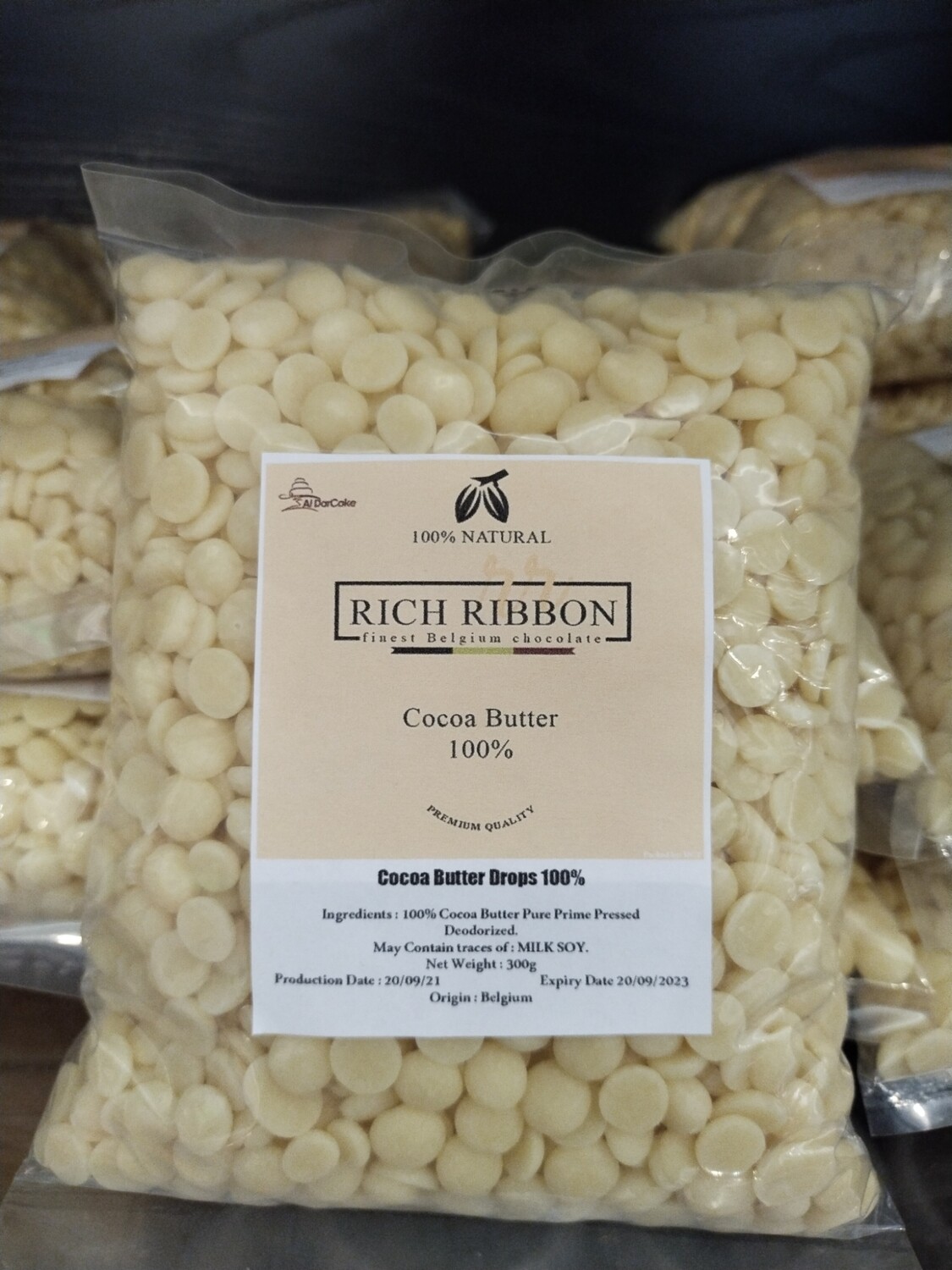 Rich Ribbon Cocoa Butter Drops 300g