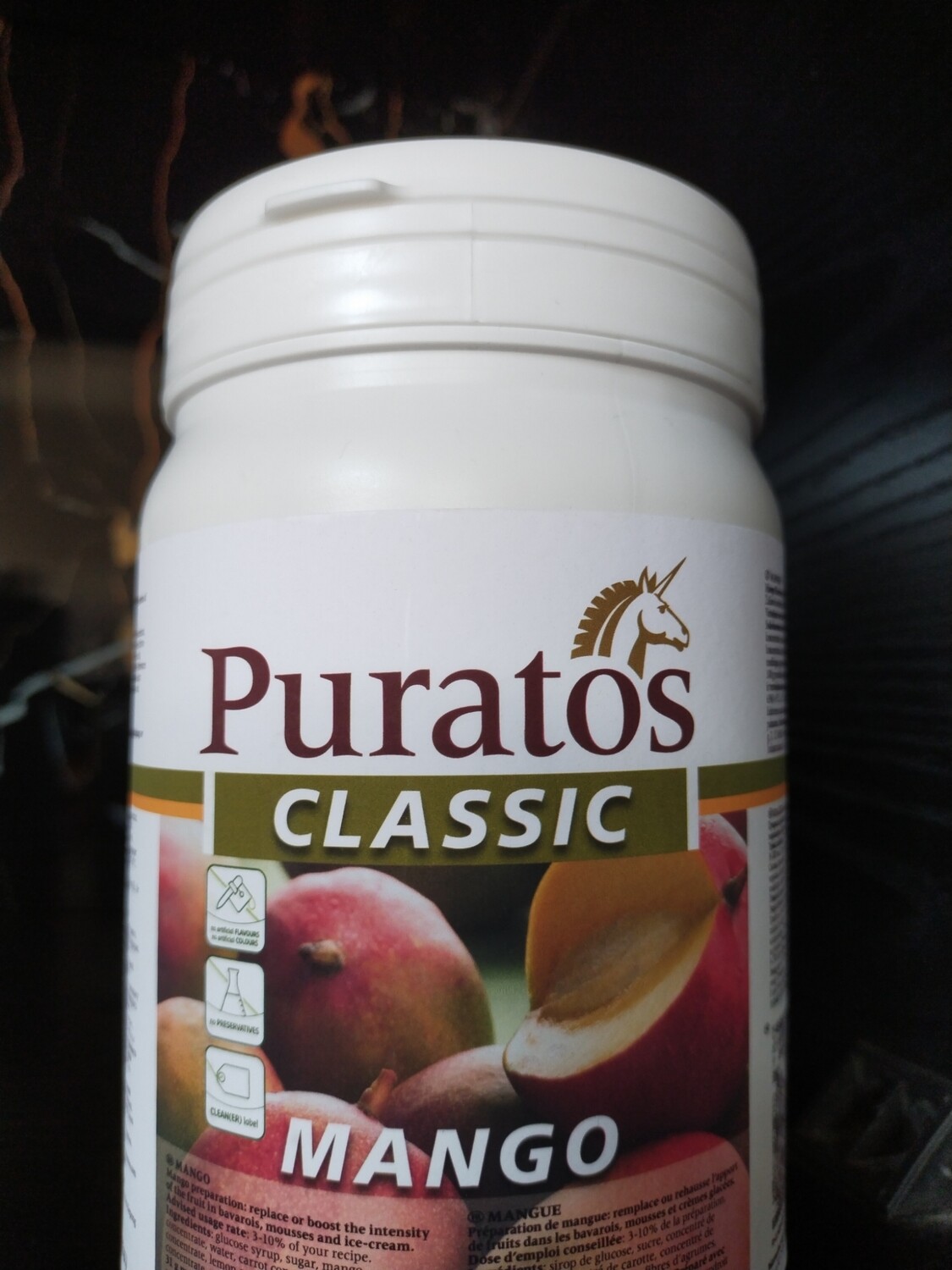 puratos concentrated mango flavor 1kg