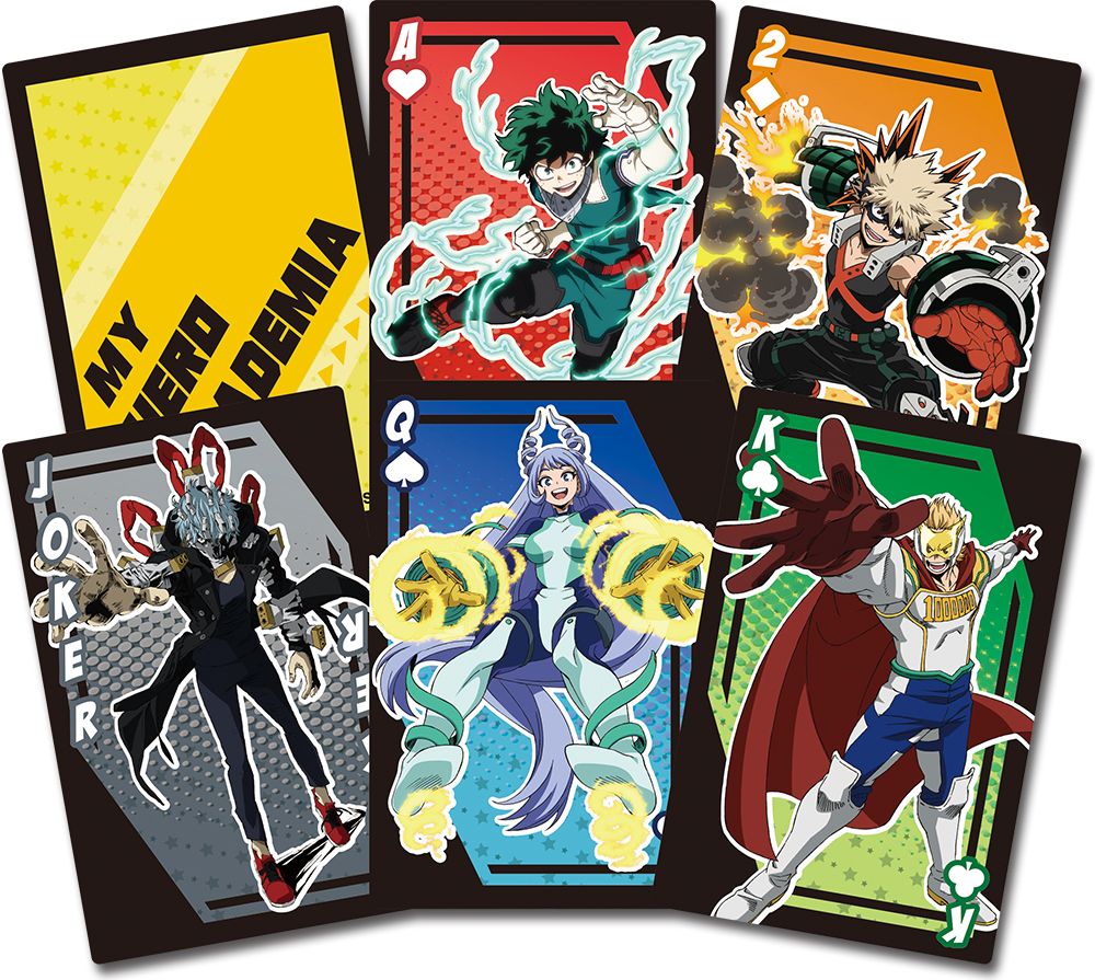 MHA | Main Characters - Action Poses | Playing Cards - Home - The ...