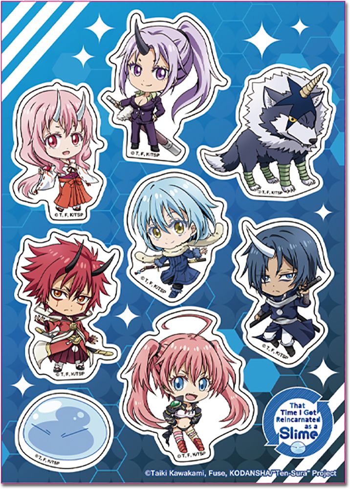Reincarnated As A Slime | MCs - Set 1 | SD Sticker Sheet - Home - The ...