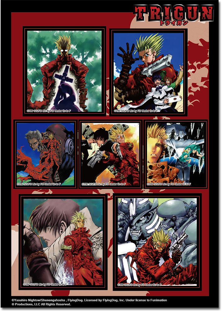 Trigun | Main Characters - Key Art | 7-PC Sticker Sheet - Home - The ...