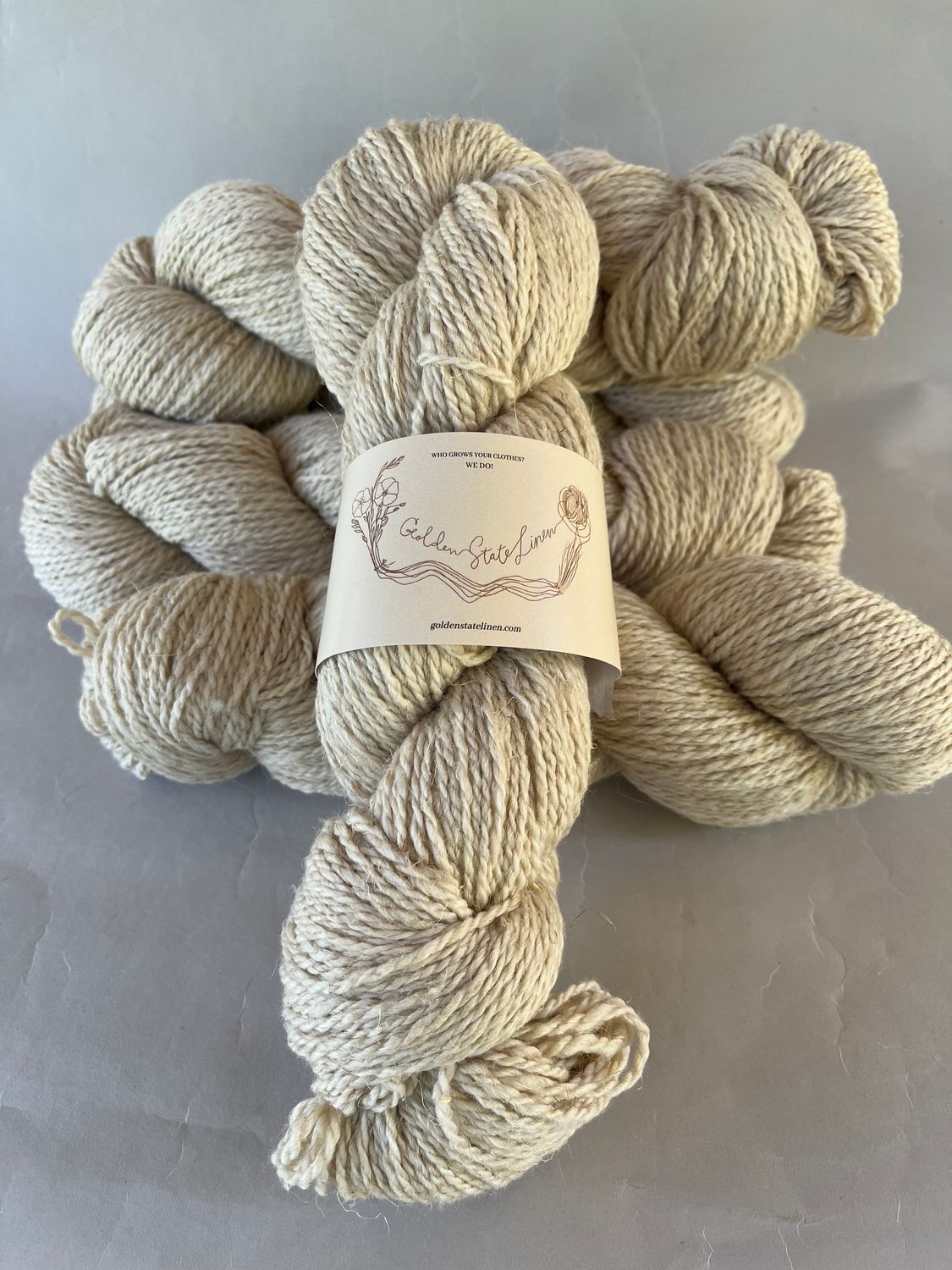 2025 Limited Edition Worsted Linen Merino Yarn – 50% GSL Linen, 50% ...