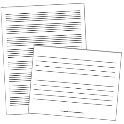Free Assorted Music Manuscript/Staff Paper - Identified! Publishing ...