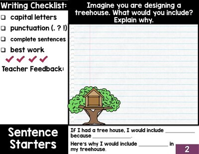 May Digital Writing Journal for Google Slides with Interactive ...