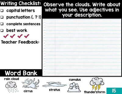 May Digital Writing Journal for Google Slides with Interactive ...