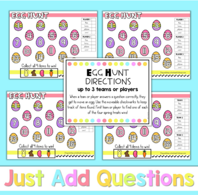 Spring April May Interactive Digital Games ANY subject Google Slides ...