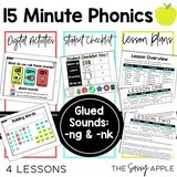Glued Sounds -nk & -ng 15 Minute Phonics 4 Lessons Interactive PPT ...