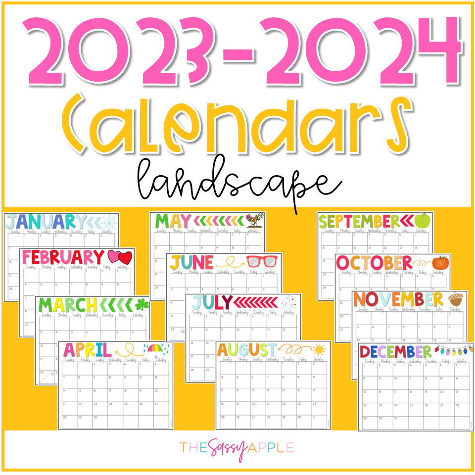 2022 Calendar Printable Landscape