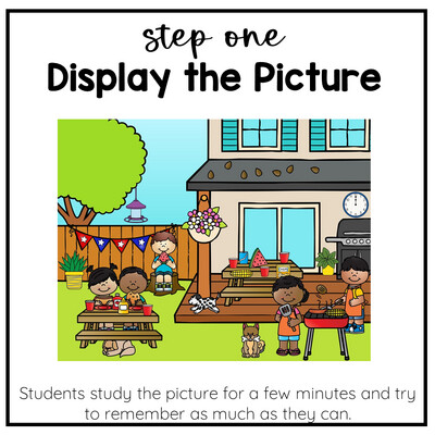 End of the Year Activity Memory Scenes & Questions Morning Meetings ...