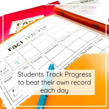 Division Daily Practice Math Fact Fluency Worksheets Fast Facts Folders ...