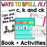 Phonics /K/ Sound Spelling Digraph -ck, c & k Practice Worksheet ...